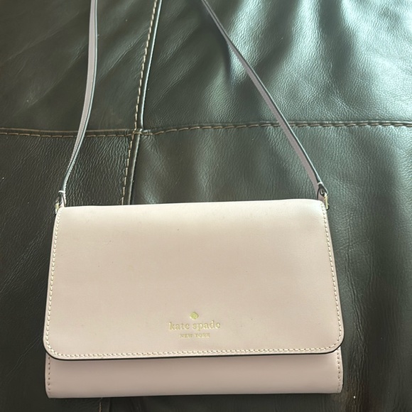 kate spade | Bags | Kate Spade Wallet On String Braelynn Bag In Chalk ...